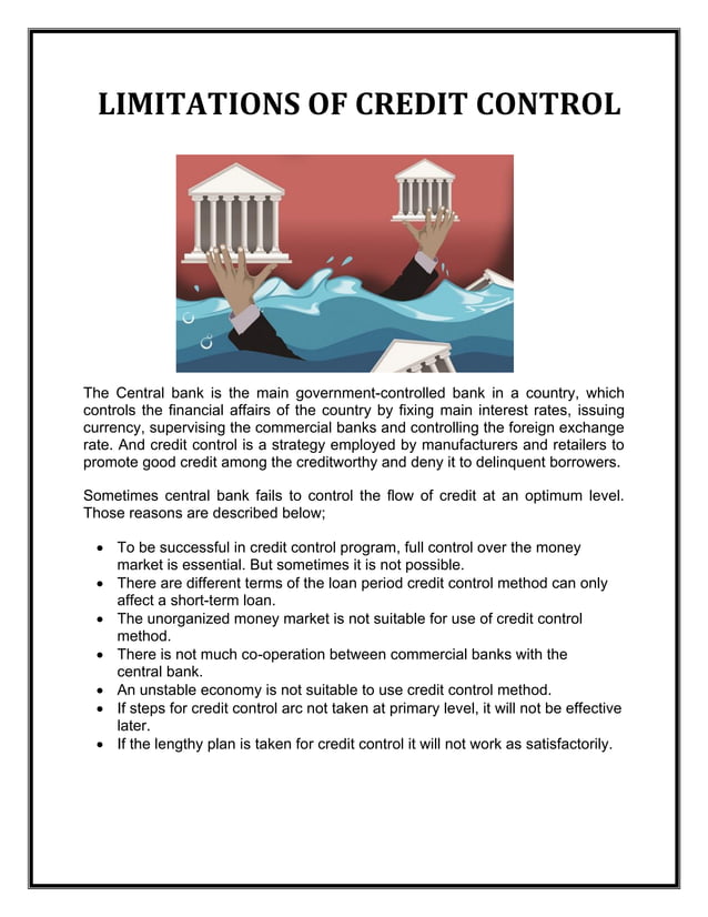 Role of RBI in Control of Credit - Economics Project Class 12 (2019-20 ...