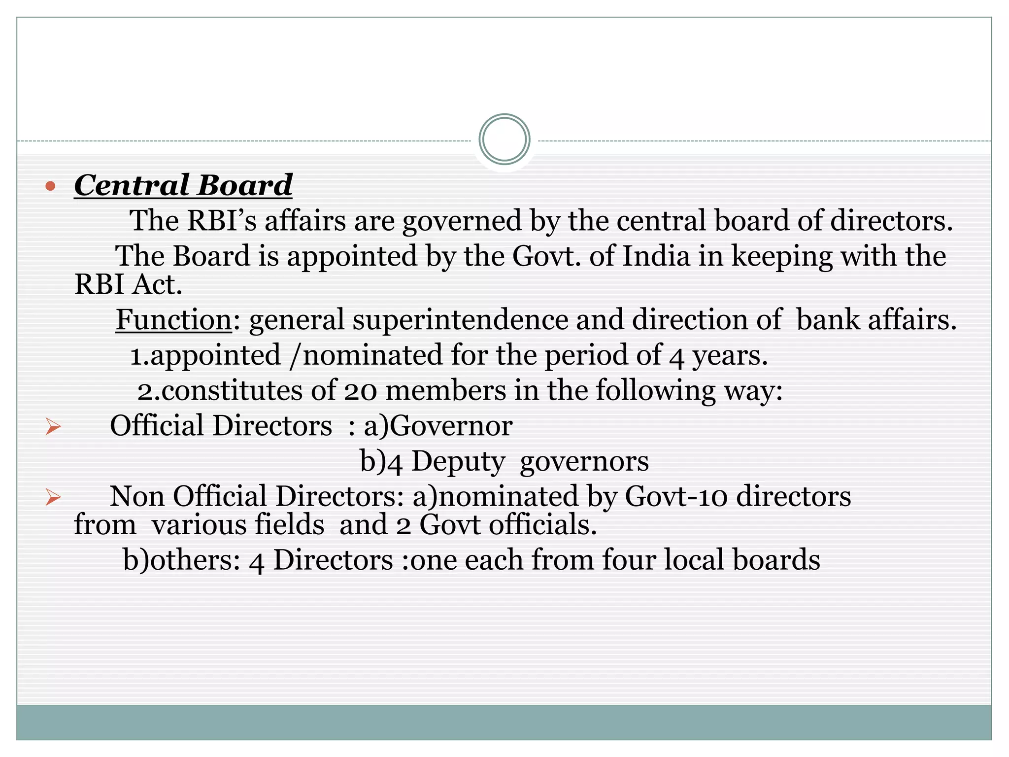 Reserve bank of india | PPTX