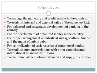 Reserve bank of india | PPTX
