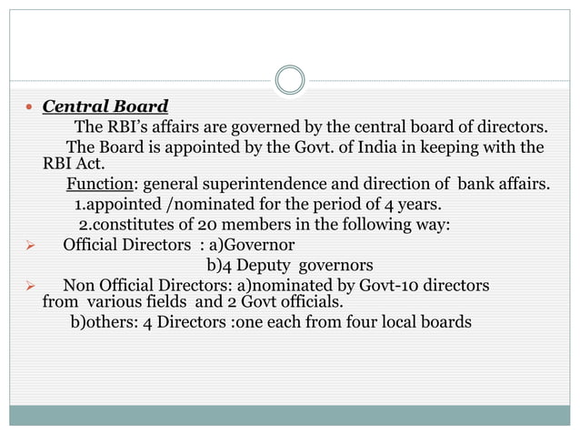 Reserve bank of india | PPTX