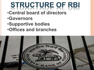 Reserve bank of india (RBI) | PPTX