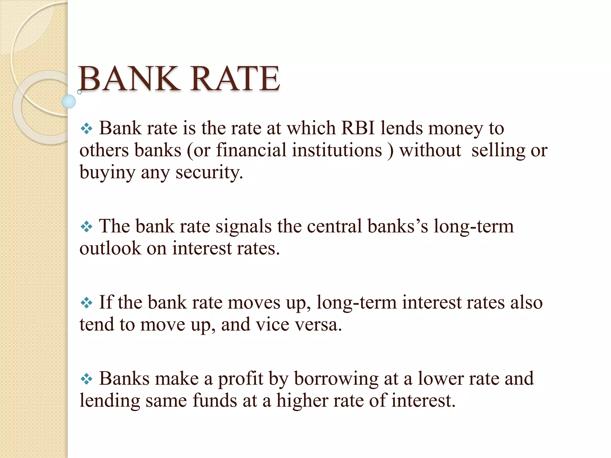 Reserve bank of india (rbi) | PPTX