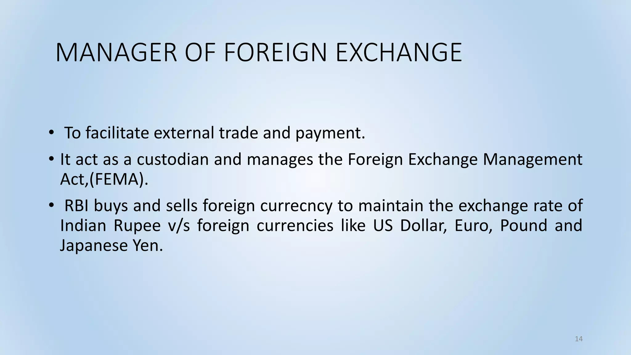 Reserve bank of India | PPTX