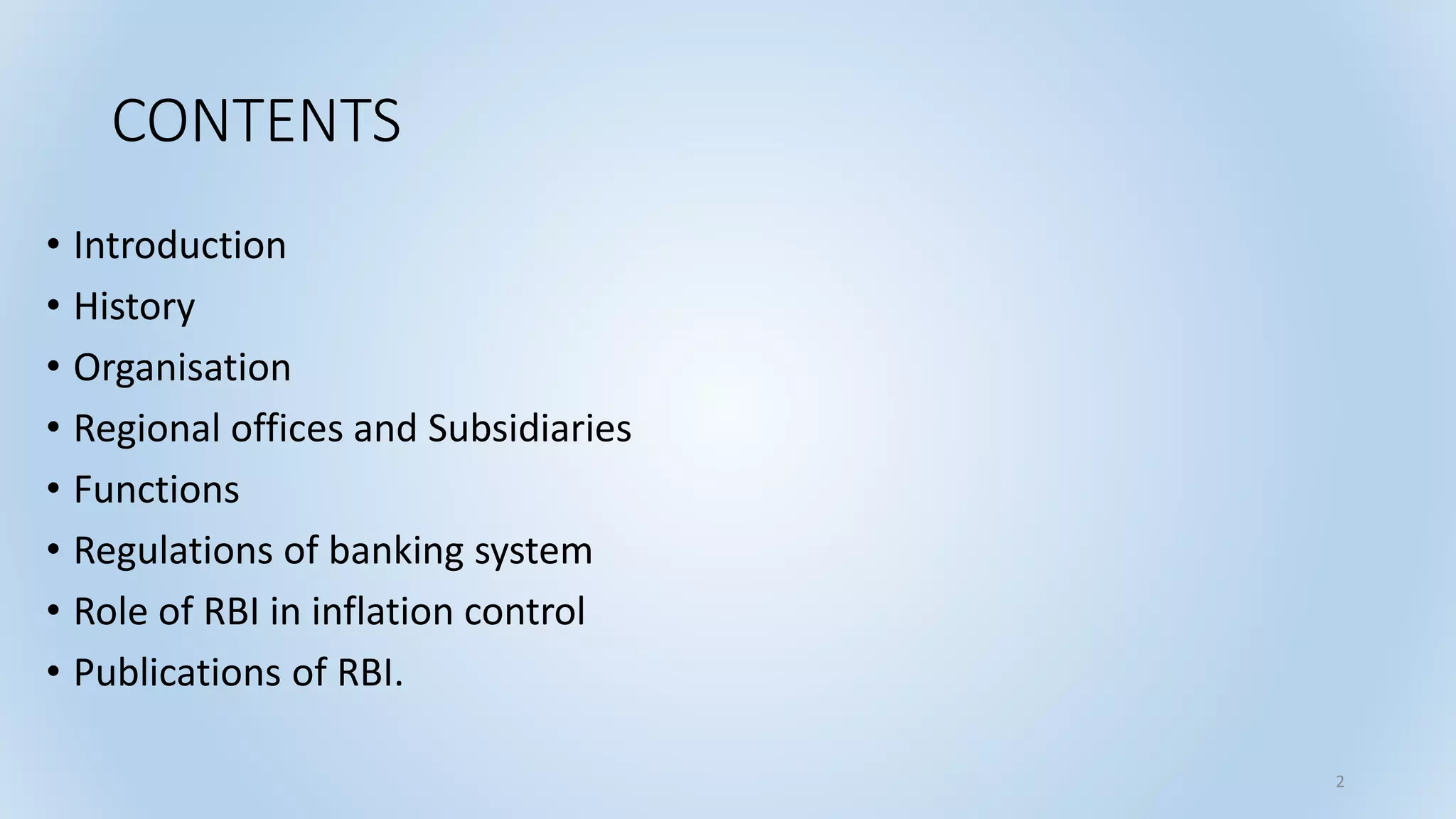 Reserve bank of India | PPTX