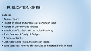 Reserve bank of India | PPTX