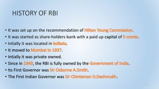 Reserve bank of India | PPTX