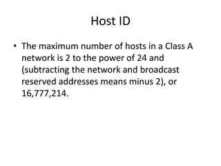 Reserved ip addresses | PPT