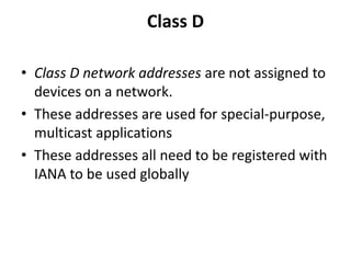 Reserved ip addresses | PPT