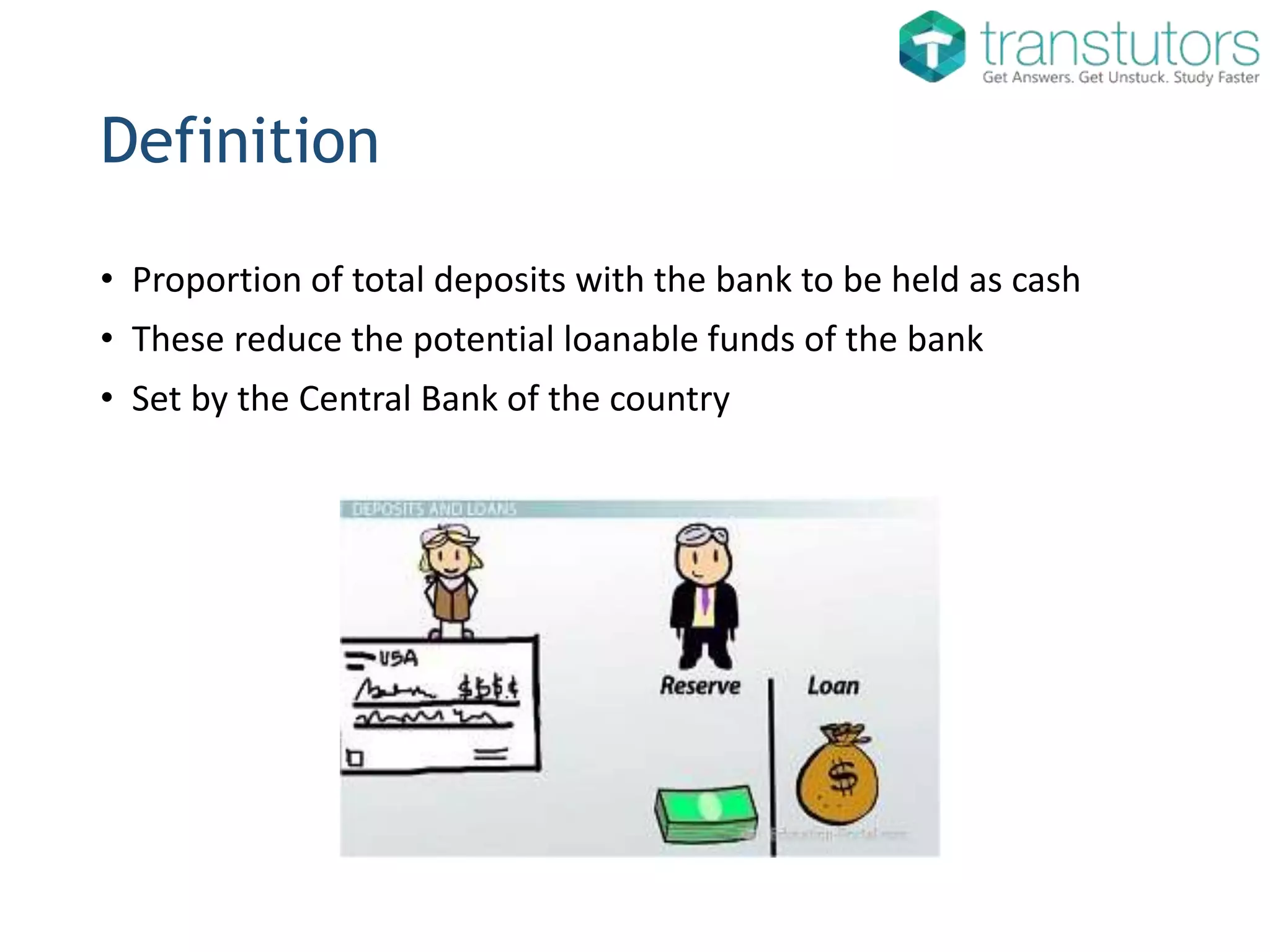 Reserve Ratio | Eonomics | PPT