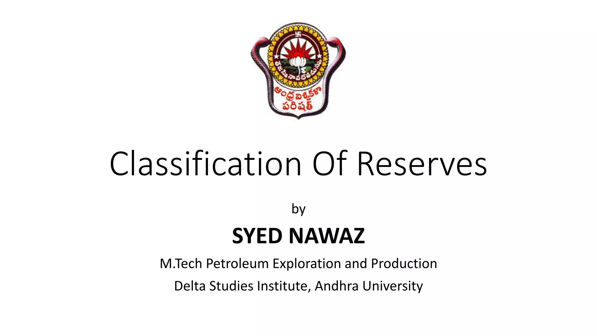 Reserves | PPT