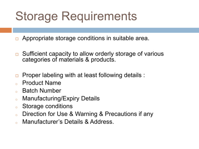 Reserve sample maintenanace | PPT