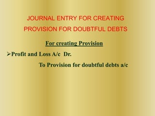 Reserves and provisions | PPTX