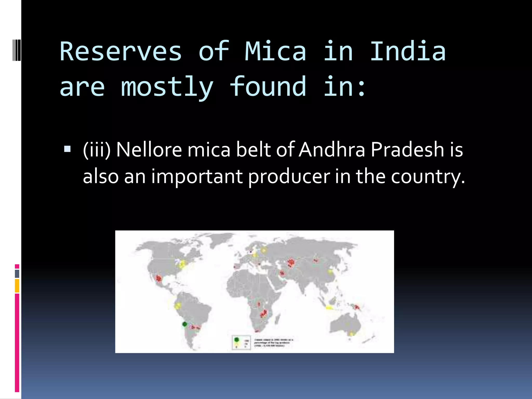 Reserves of mica in india | PPTX