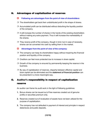 RESERVES & PROVISIONS | DOCX