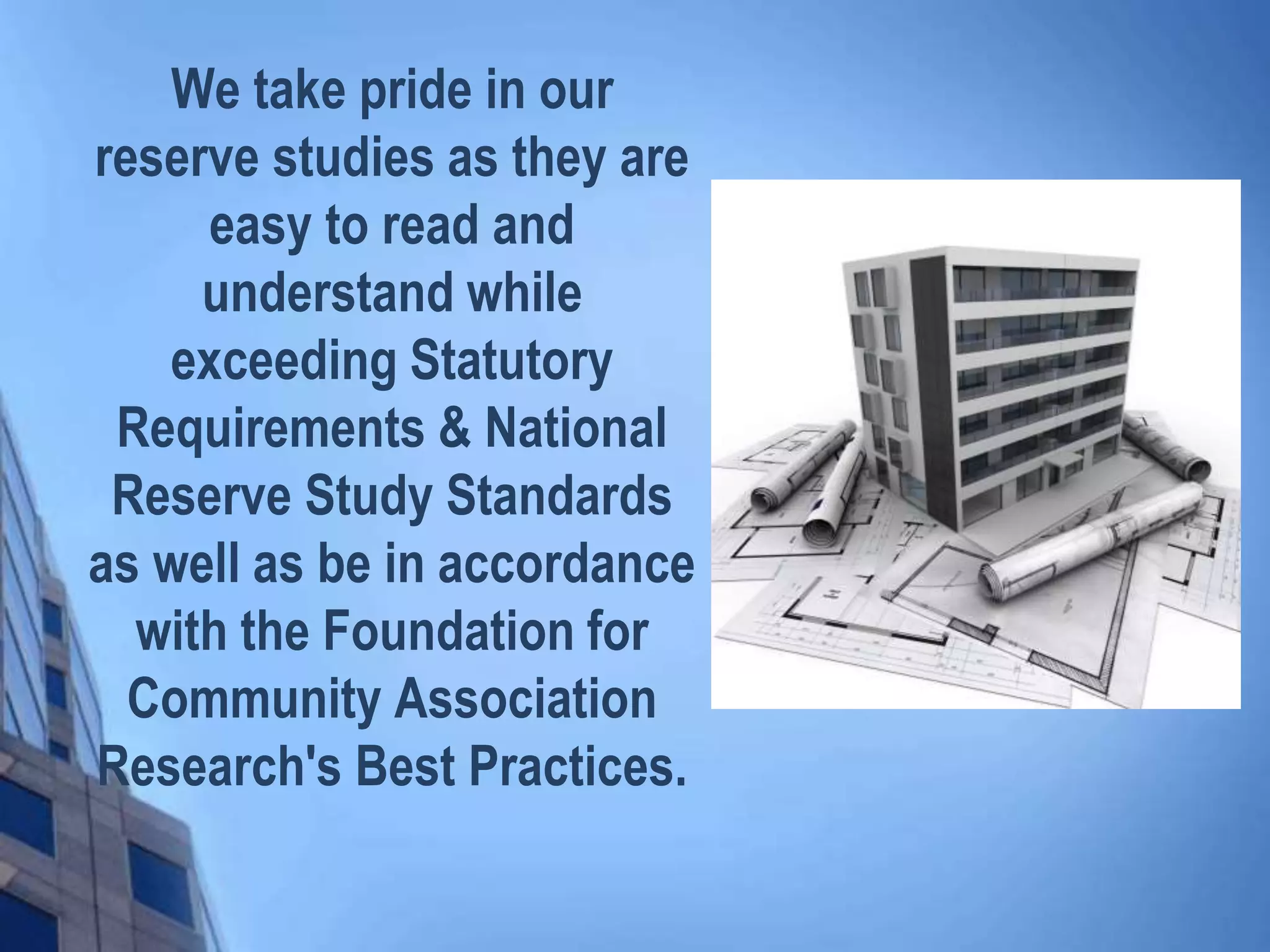 Reserve Study HOA | PPTX