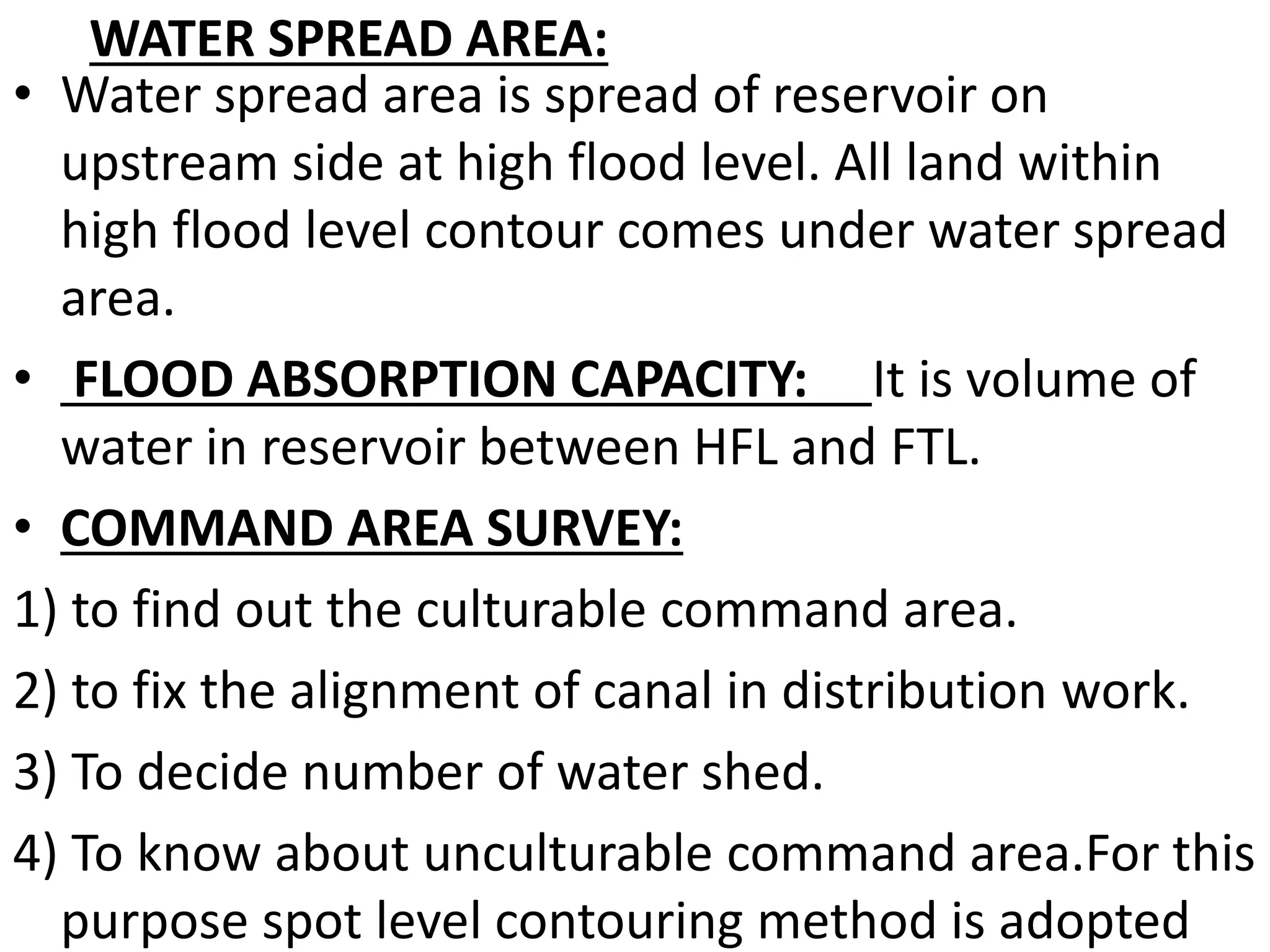 Reservior planning | PPT