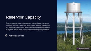 Reservoir-Capacity and factors affecting it.pptx