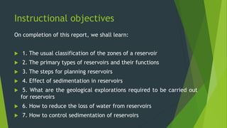 Reservoir capacity | PPTX