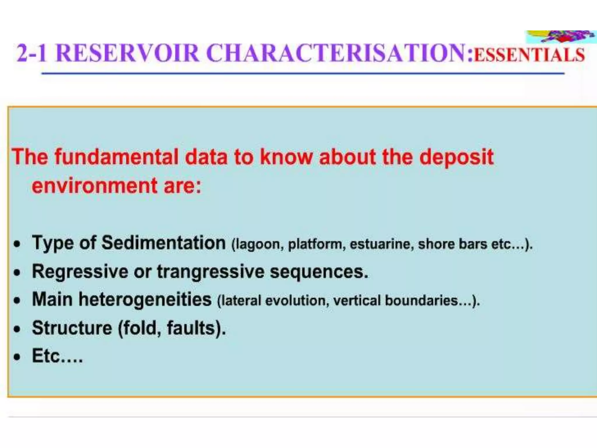 Reservoir characterization | PPTX