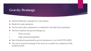 Reservoir dive mechanisms | PPTX