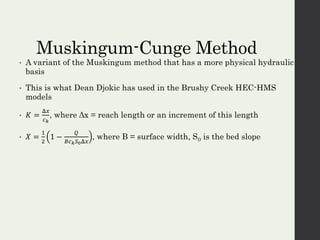 ReservoirFlowRouting.pptx | Physics | Science