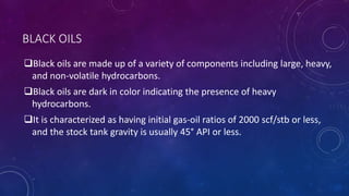 Reservoir fluid classification | PPTX