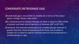 Reservoir fluid classification | PPTX