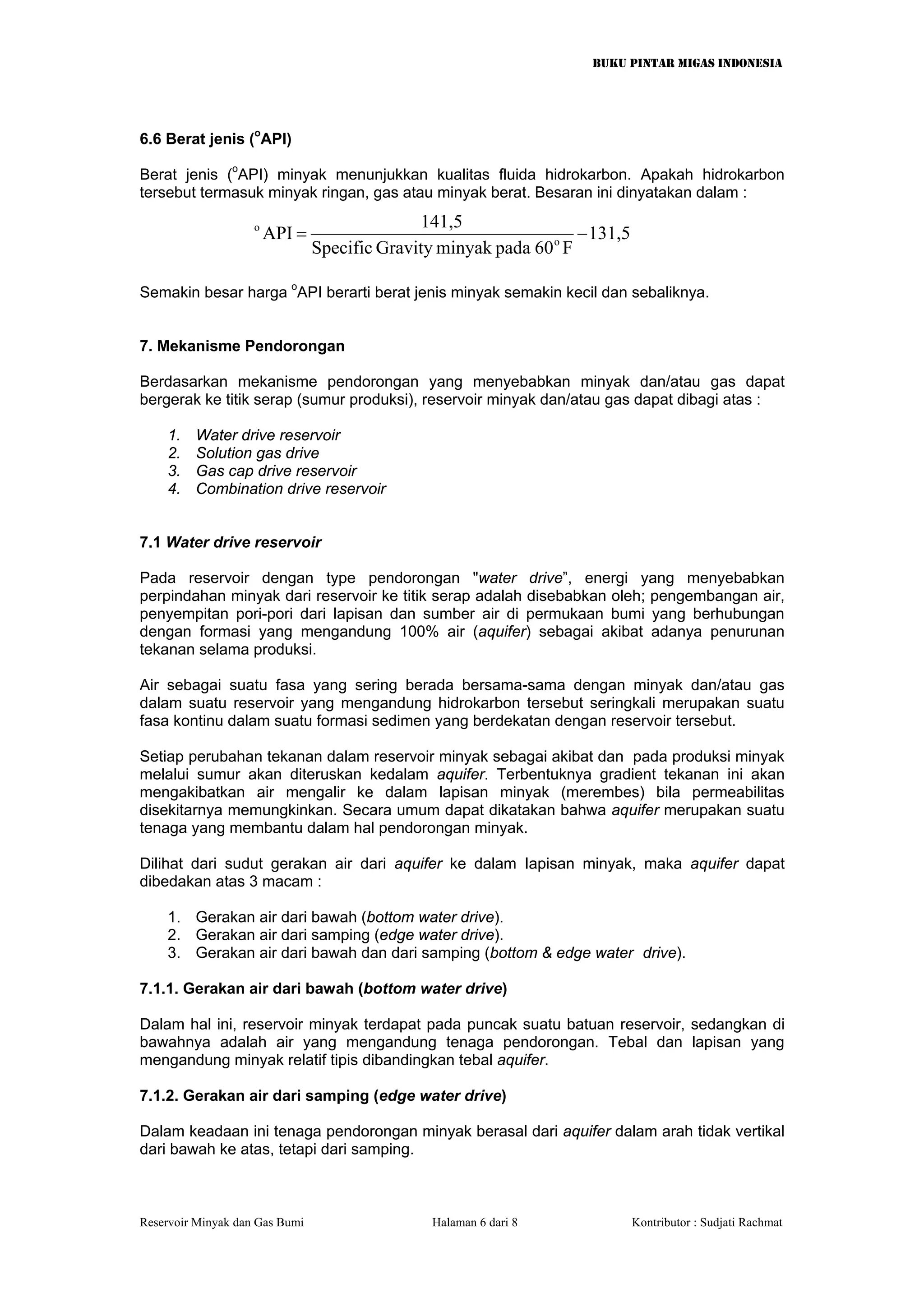 Reservoir minyak dan gas bumi | PDF