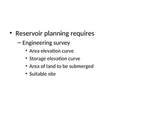 Reservoir planning design and calculation.ppt