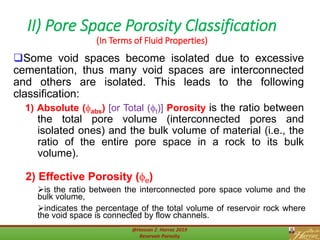 Reservoir porosity | PDF