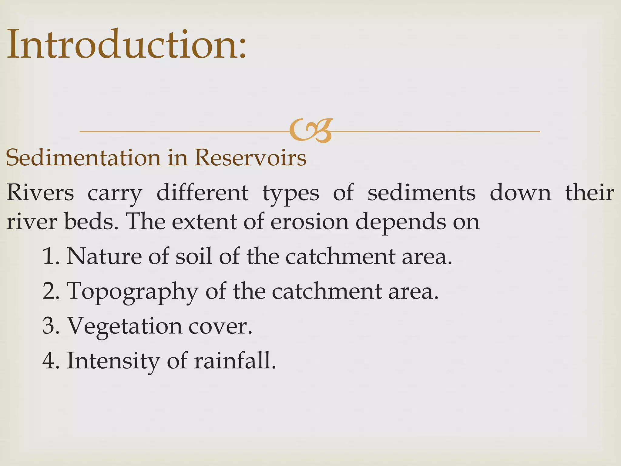 Reservoir ppt | PPTX