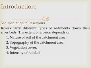 Reservoir ppt | PPTX