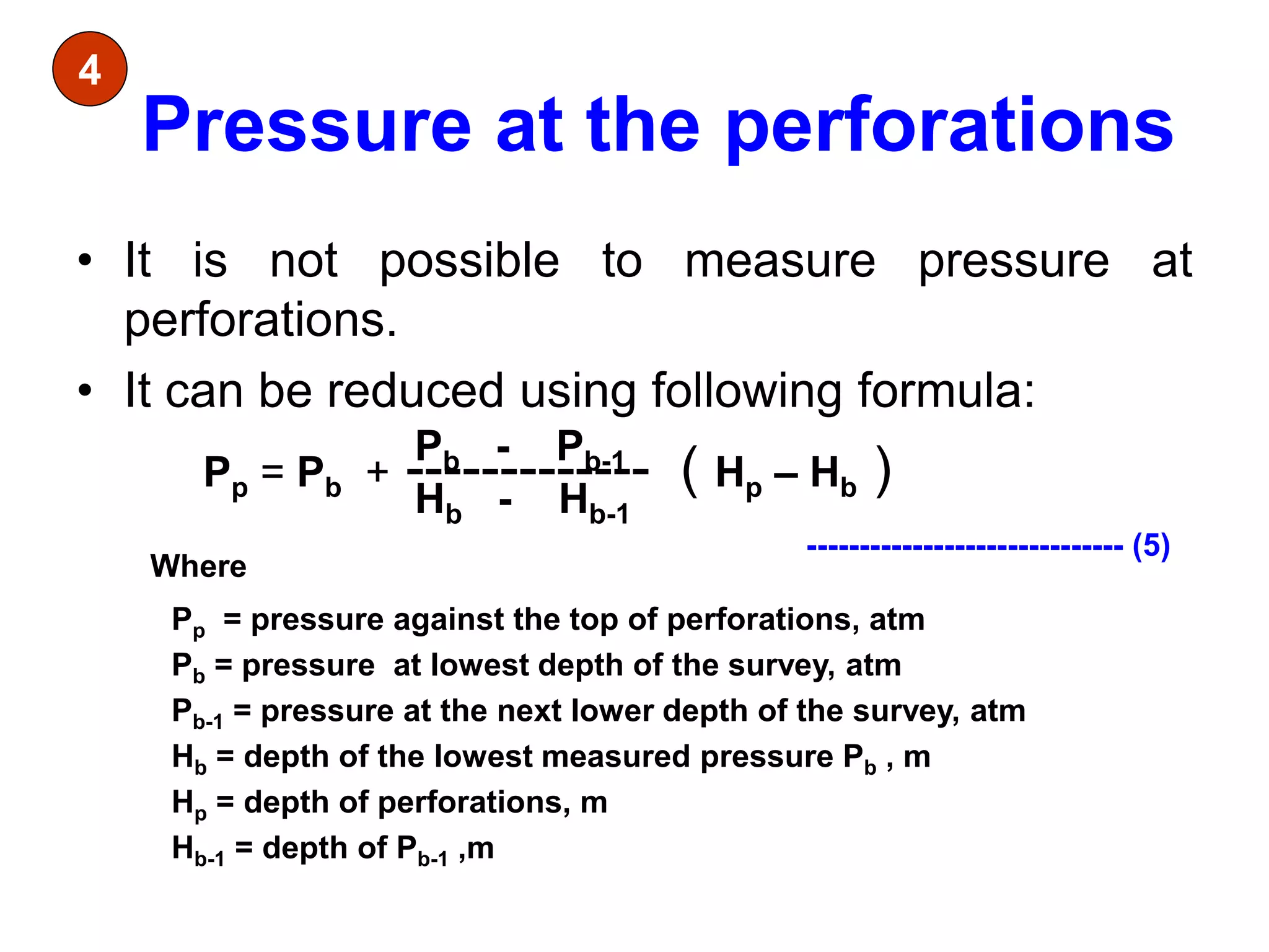 Reservoir pressure measurements 1 | PDF
