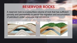 reservoir rock in fuel geology | PPT