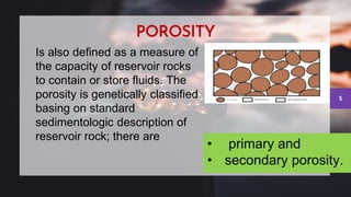 reservoir rock in fuel geology | PPTX