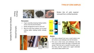 Reservoir rock samples | PPTX | Geology | Science