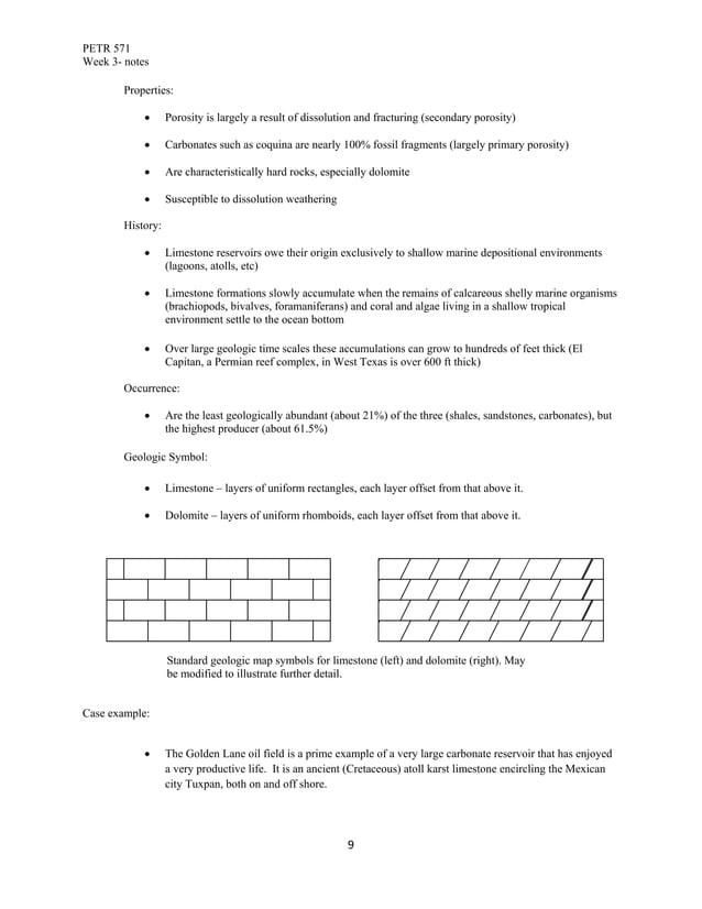 Reservoirs and source rock properties of petroleum | PDF | Geography ...