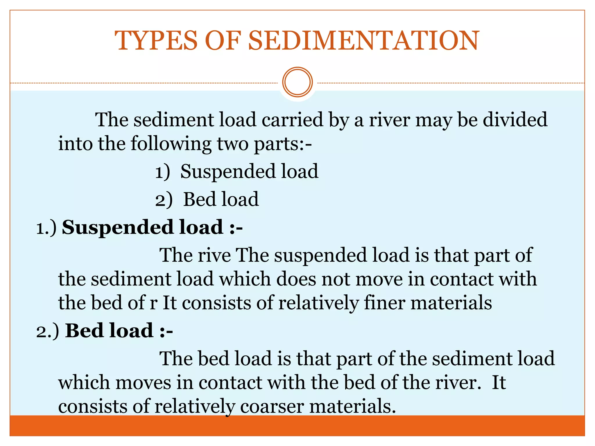 Reservoir sedimentation & its control | PPTX