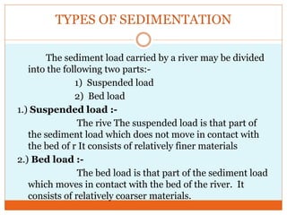 Reservoir sedimentation & its control | PPTX