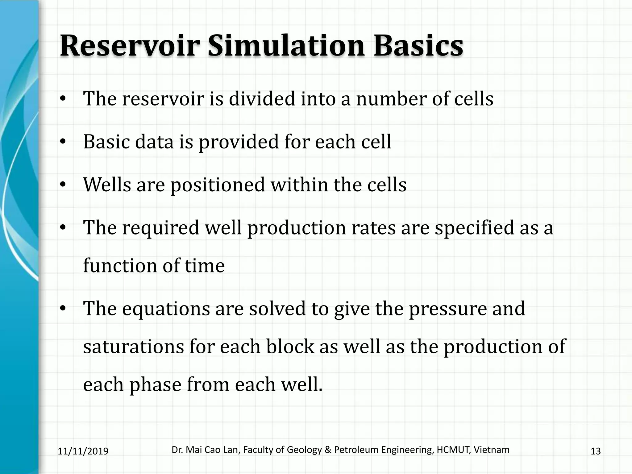 Reservoir simulation (april 2017) | PDF | Geology | Science