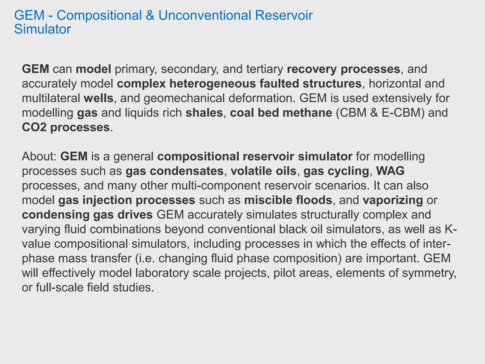 Reservoir simulation study | PPTX