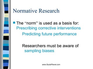 Resesarch types | PPT