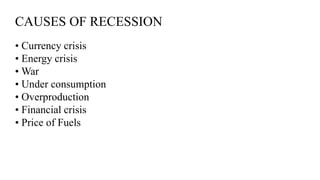 Recession | PPTX