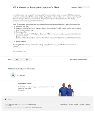 Reset pram powerbook | PDF
