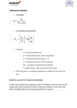 Reservoir Engineer(DCA-Decline curves).pdf