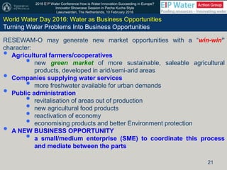 Remote Sensing for Water Management Optimisation | PPT