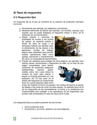 Resguardos, protecciones mecánicas | PDF