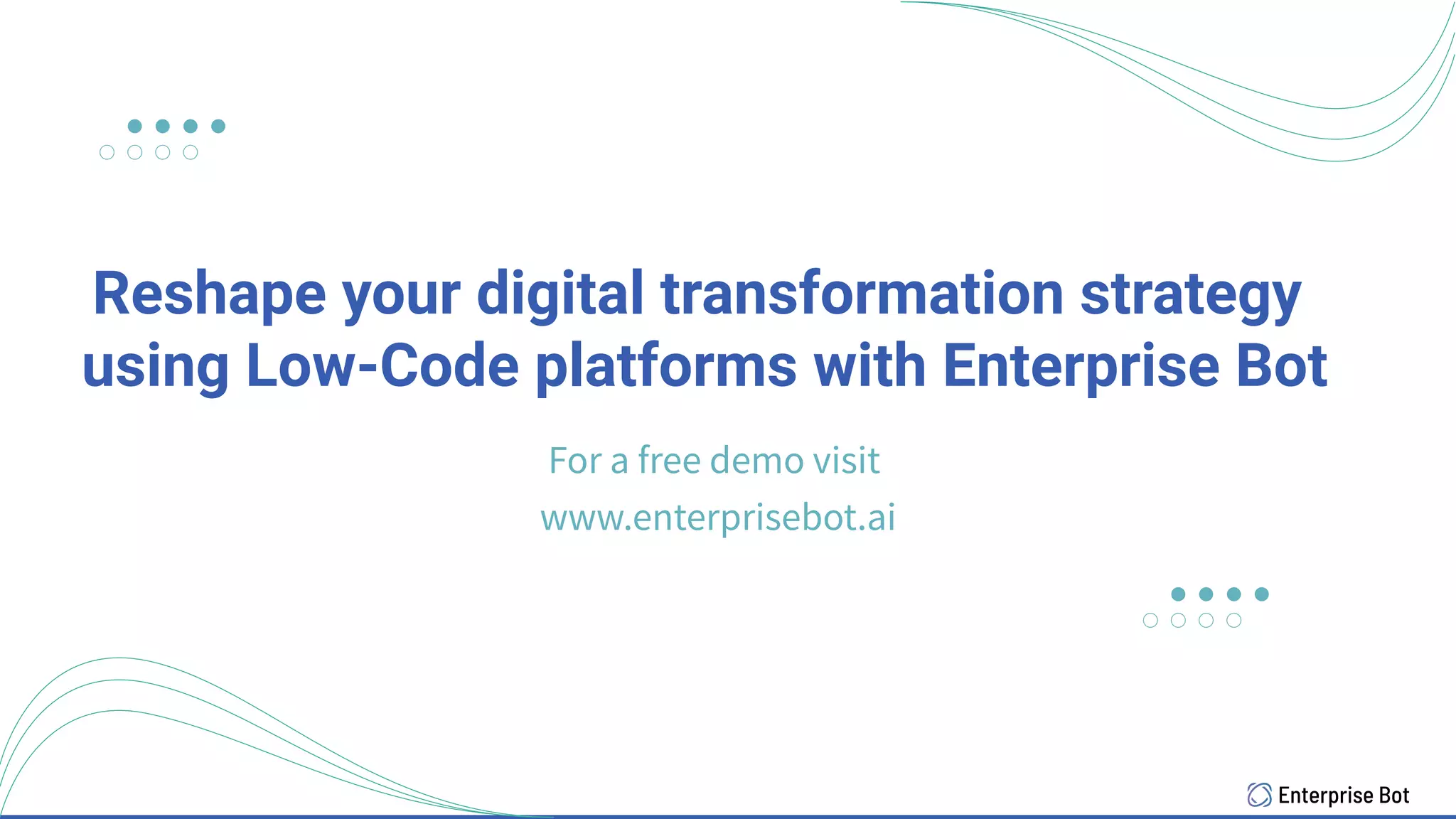 Reshape your digital transformation strategy using low code platforms | PPT