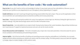 Reshape your digital transformation strategy using low code platforms | PPT