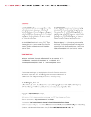 Reshaping business with artificial intelligence tcm9 177882 | PDF